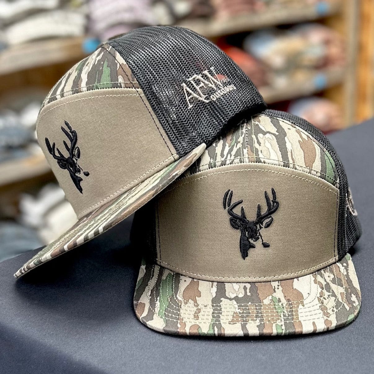 Realtree Original 7 Panel Buck Logo Hat – Russell's Western Wear, Inc.