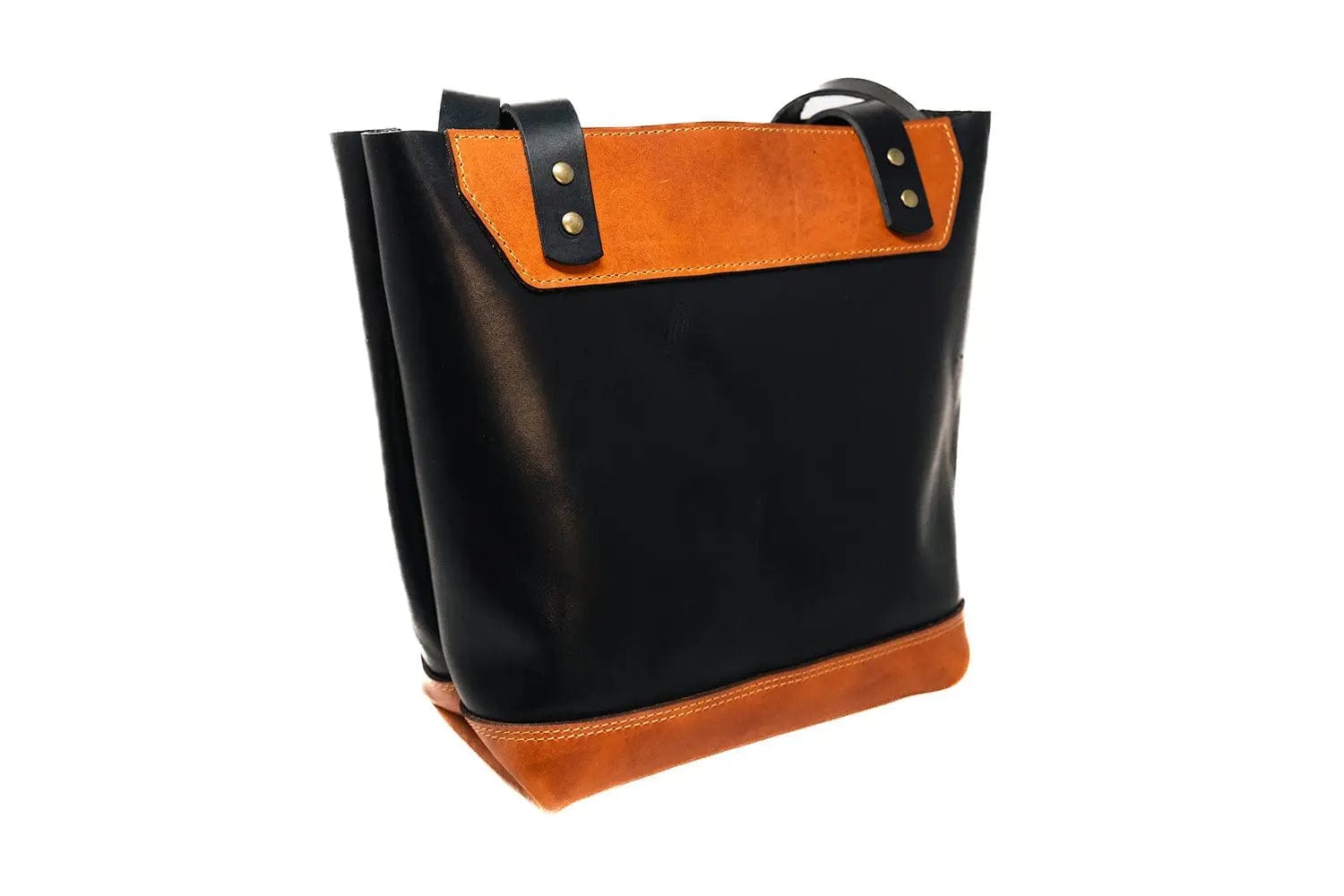 Bull Sheath Leather The Naomi Leather Tote Bag Black – Russell's ...