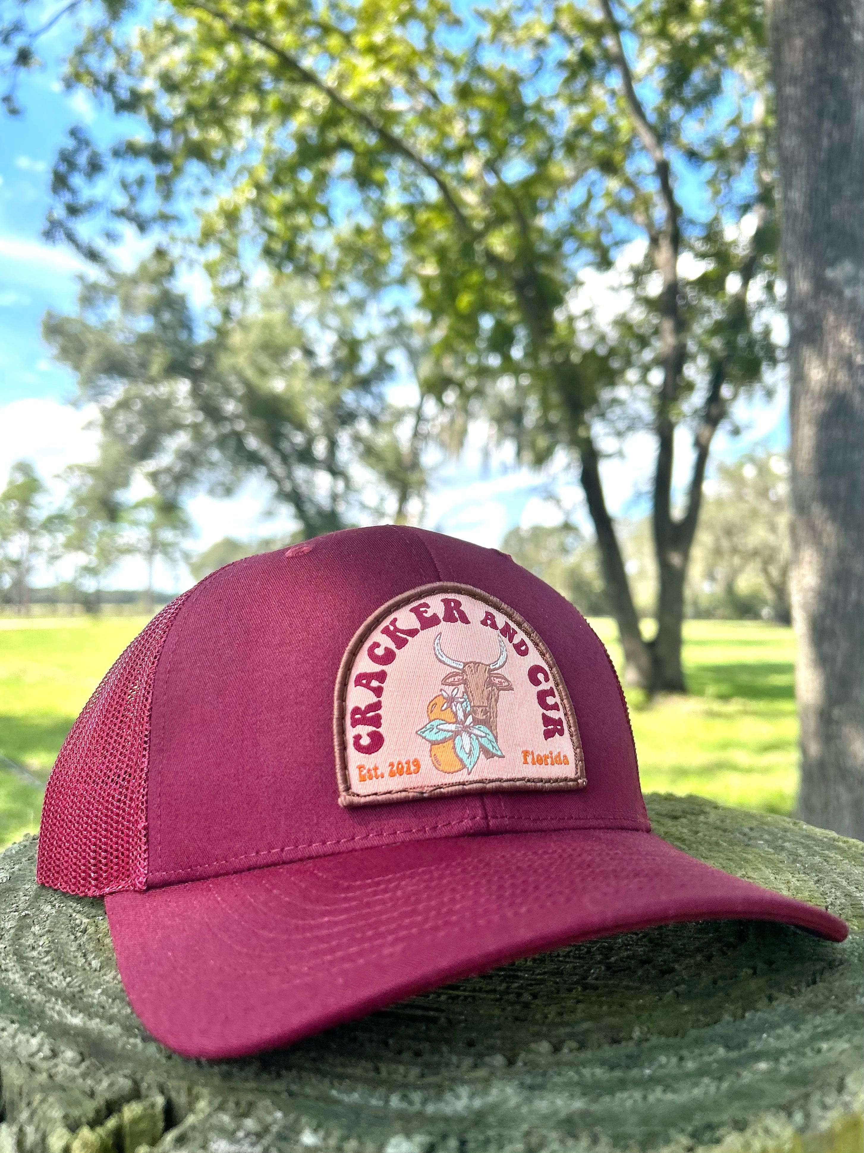 Orange Blossom Patch Hat - Cardinal – Russell's Western Wear, Inc.
