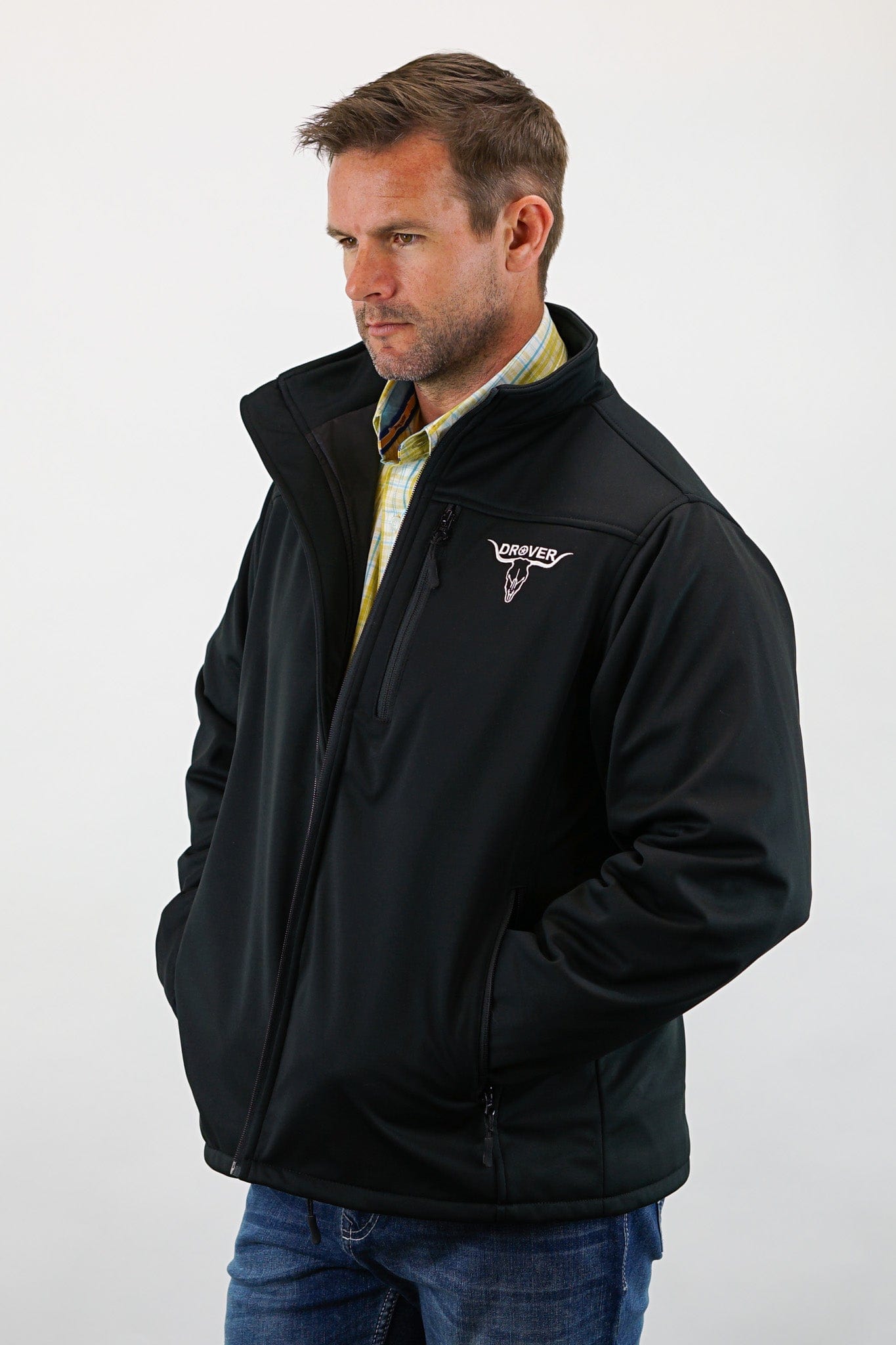 Softshell Jacket, With Concealed Carry Holster - Black – Russell's ...