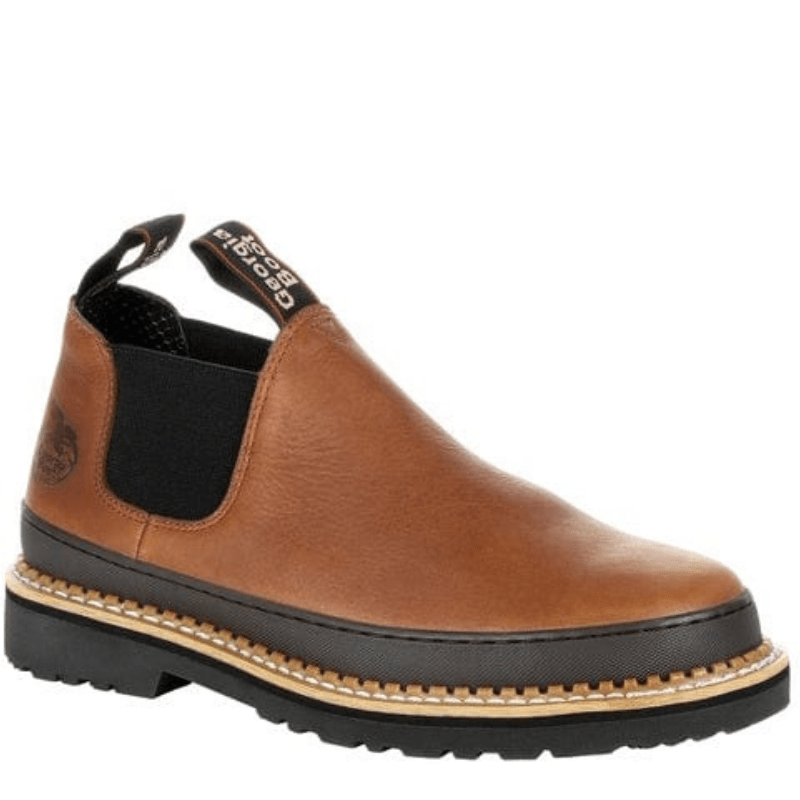 Georgia Boot Men's Georgia Giant Revamp Brown Romeo Moc Toe Shoe GB003 ...