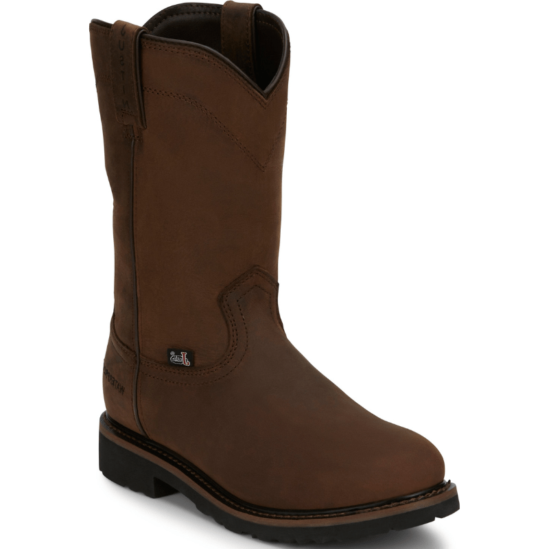 Justin WK4960 - Wyoming Waterproof Wide Round Workboot – Russell's ...