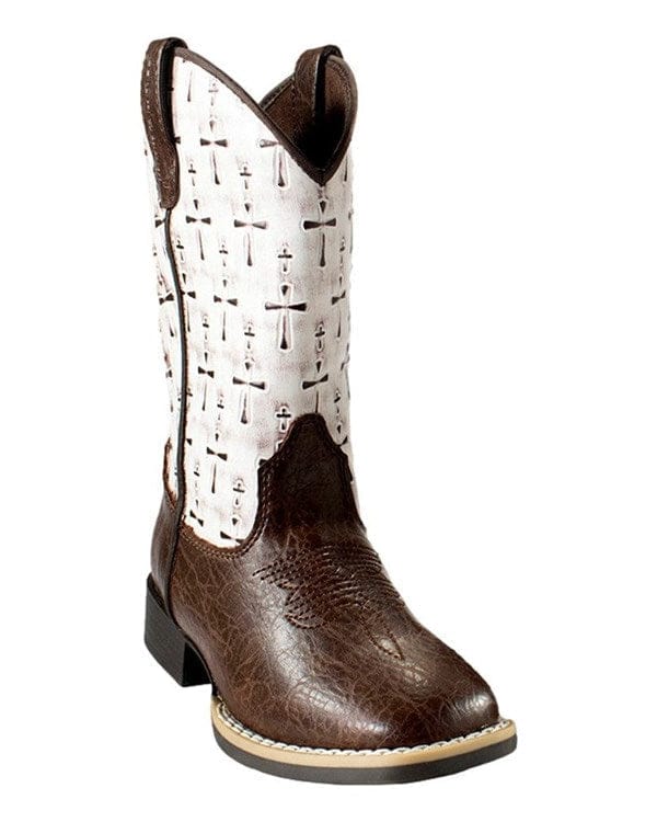 Twister Girl's White Cross Colton Western Boots 446009905 – Russell's ...