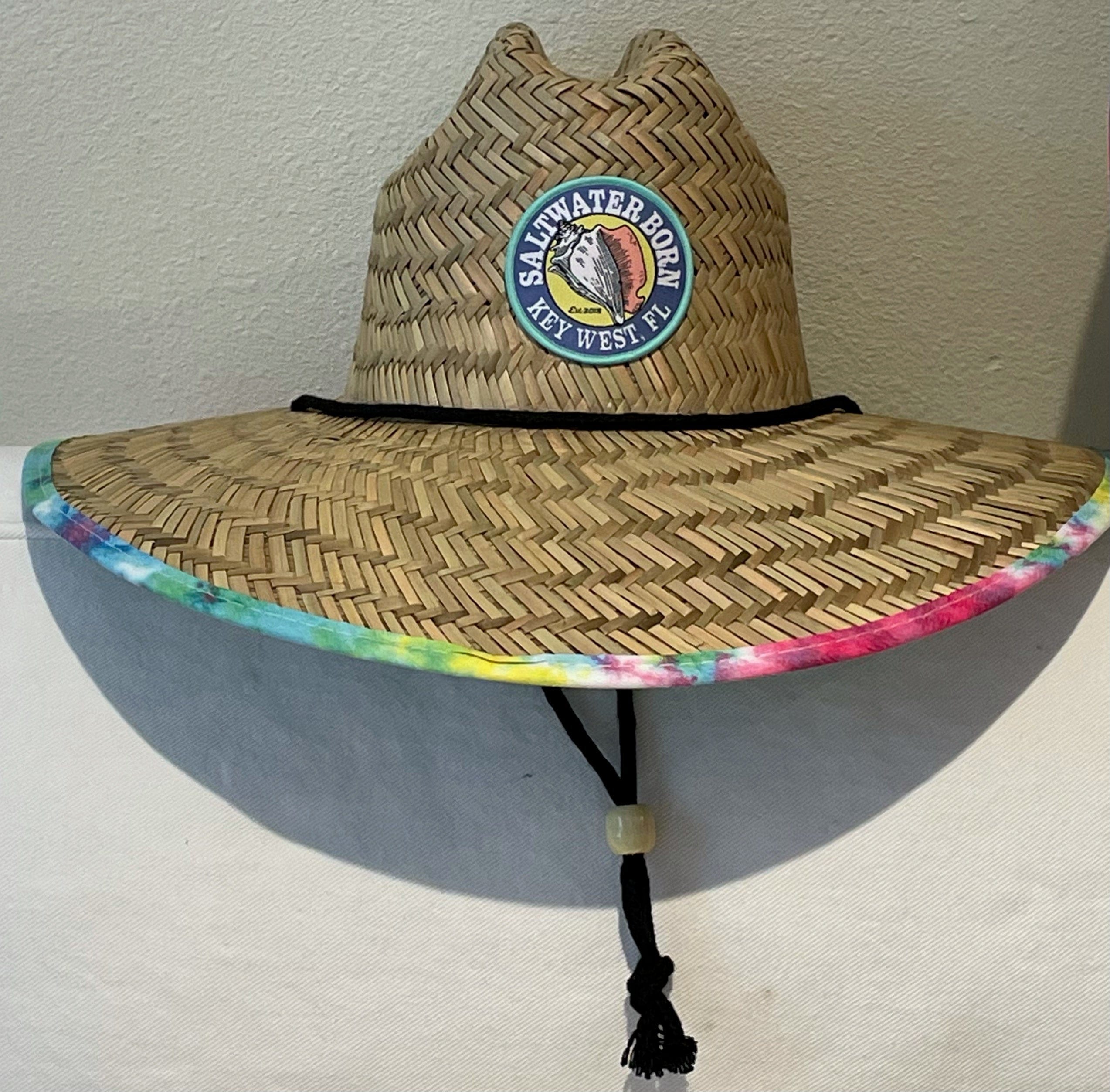 Key West Tie-Dye Lifeguard Straw Hat – Russell's Western Wear, Inc.