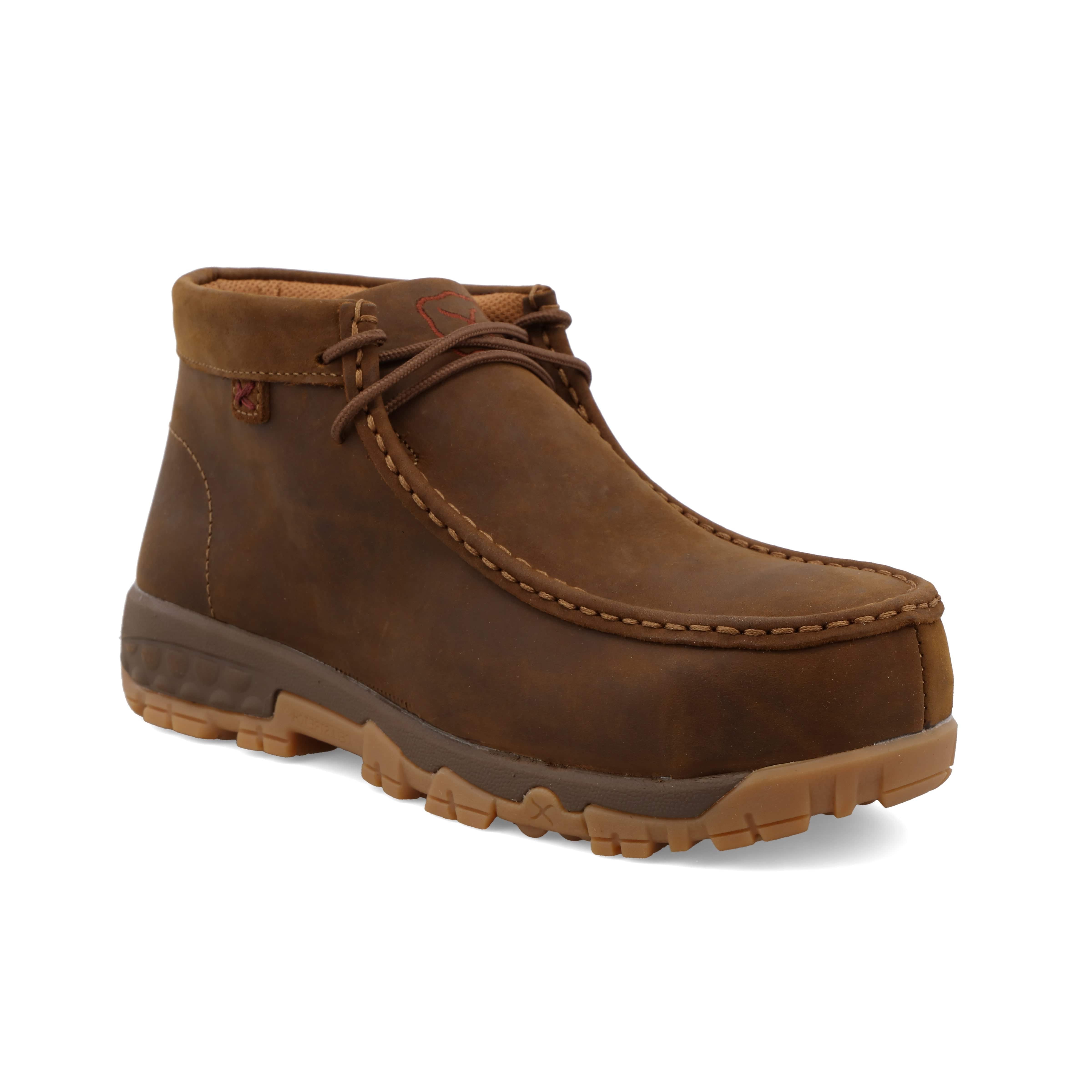 Twisted X Women's Distressed Saddle Chukka Work Shoe WXCC001 – Russell ...