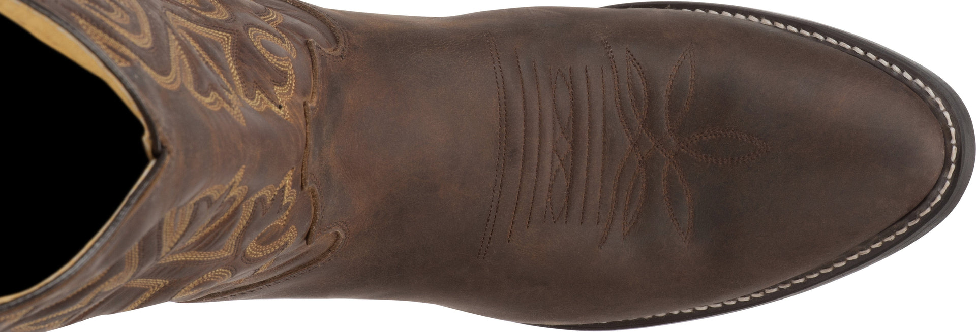 Justin Men's Buck Brown Round Toe Western Boots 2253 – Russell's ...