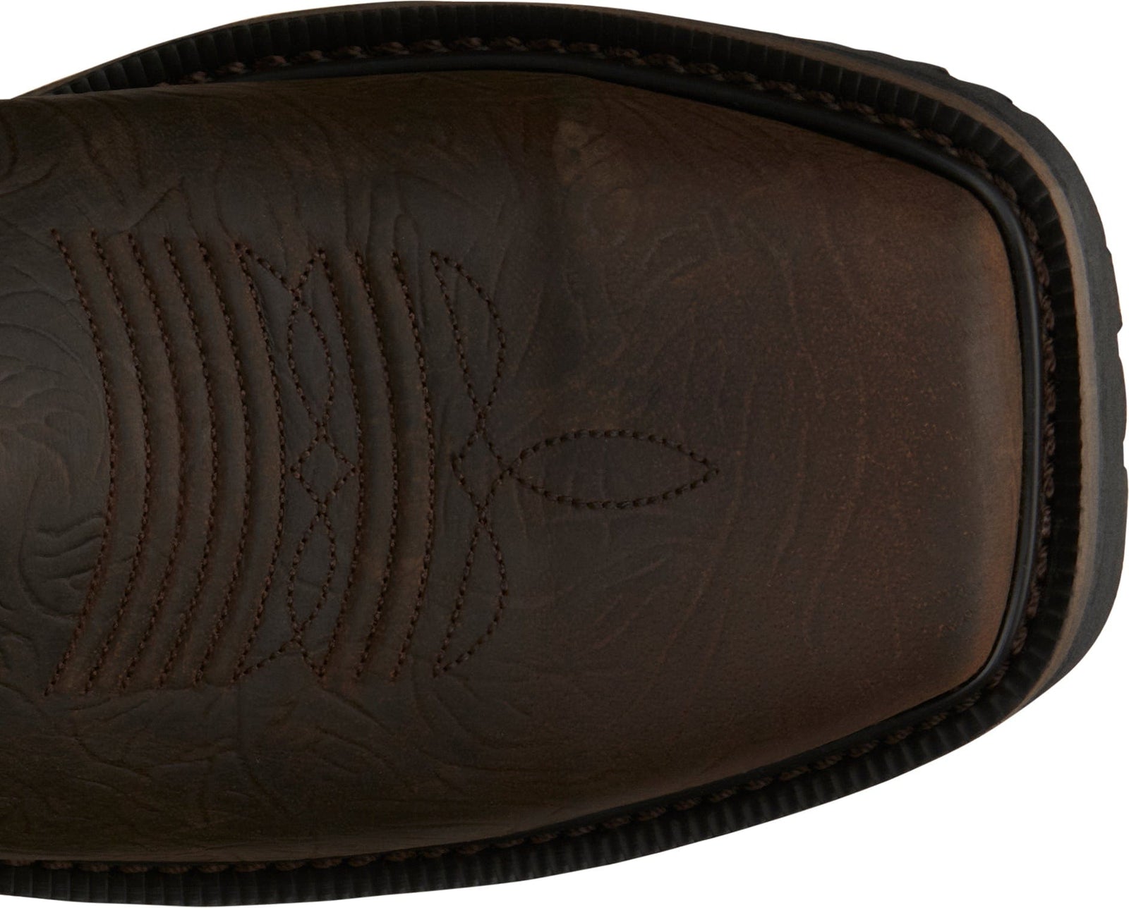 Justin Men's Joist Chocolate Brown Composite Toe Waterproof Work Boots ...
